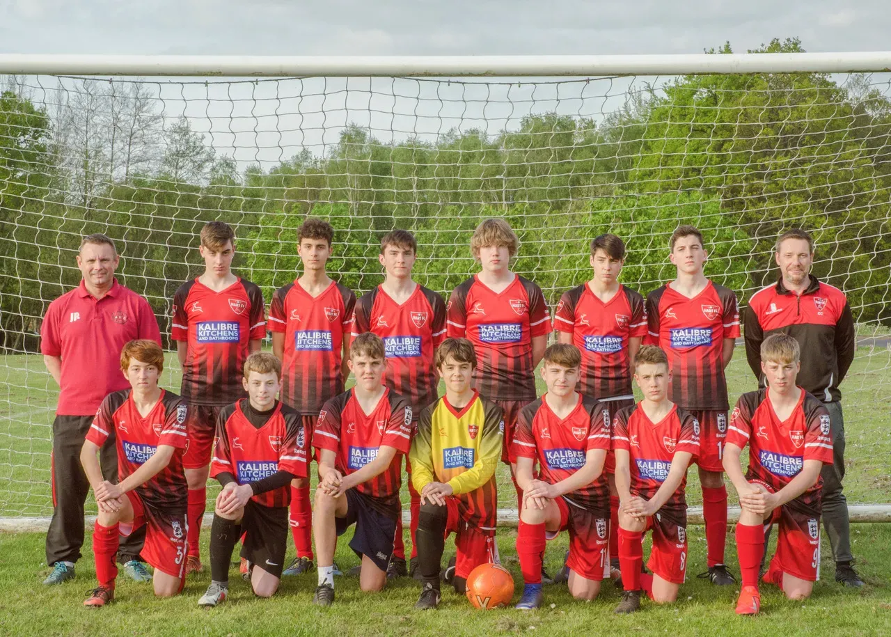 Hart FC U15's Winners of Fair Play Award - Kalibre Kitchens